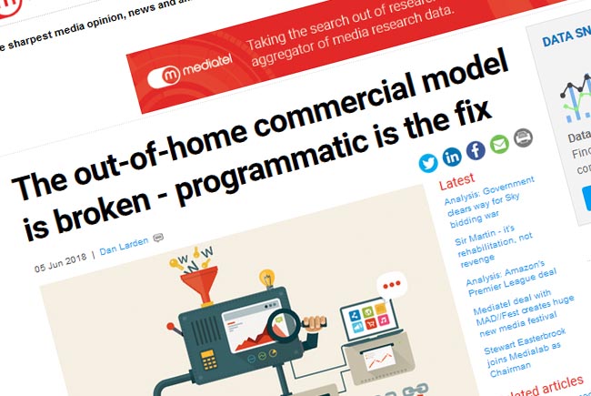 Dear Dan. Is the OOH commercial model really broken? – The Media Leader